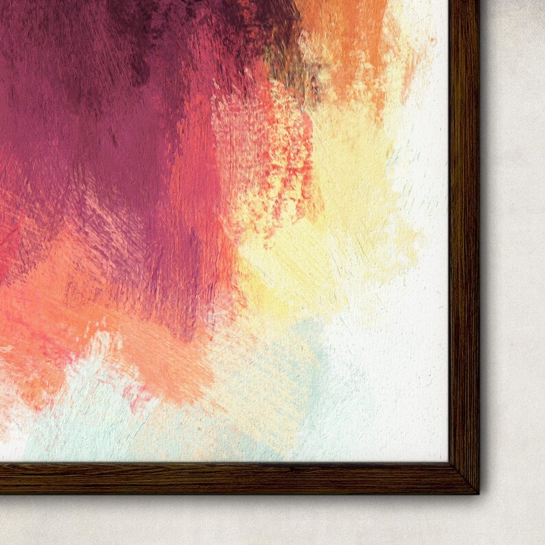 Instant Download Art, Printable Colorblock Painting, Abstract Art ...