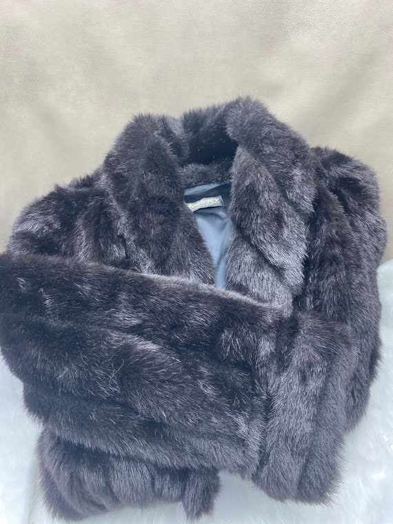 Vintage Full Length Faux Fur Coat Barbie Ken Hallowee… - Gem