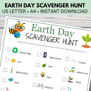 Earth Day Word Scramble, Earth Day Printable Game, Environmental ...