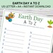Earth Day Word Scramble, Earth Day Printable Game, Environmental ...