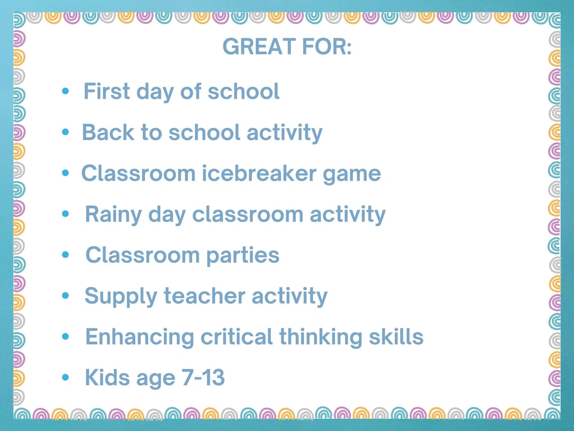 Classroom Scavenger Hunt, Back to School Scavenger Hunt, Classroom ...