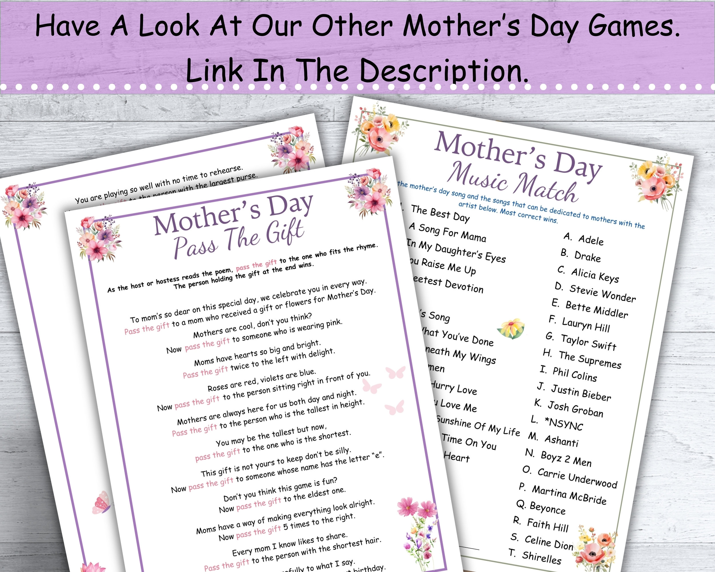 Mothers Day Games, Pass the Gift Game, Mothers Day Brunch Ideas ...