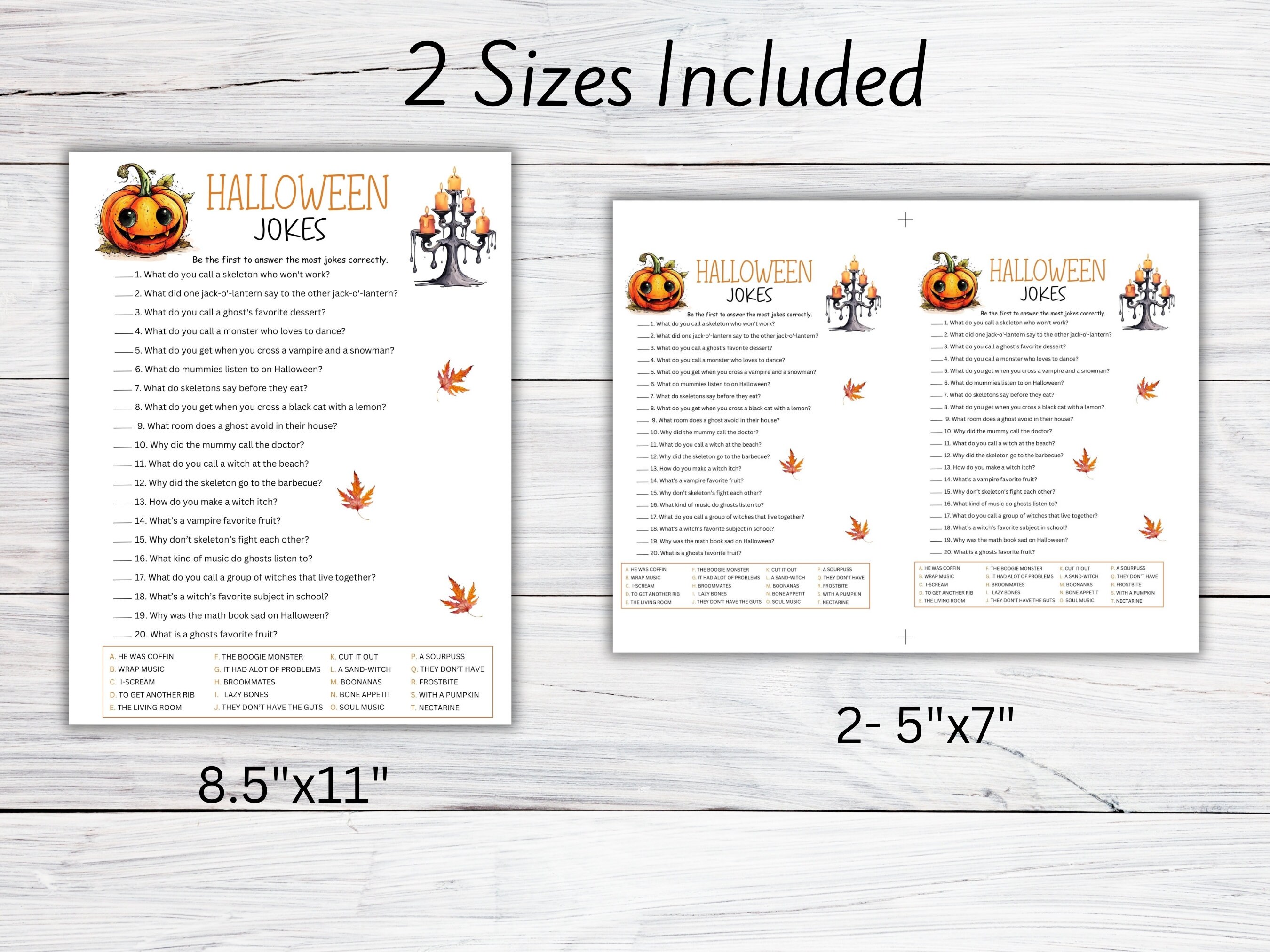 Halloween Jokes, Printable Halloween Games for Kids, Halloween Trivia ...