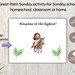Holy Week Activity, Palm Sunday Handprint Craft, Printable Easter ...