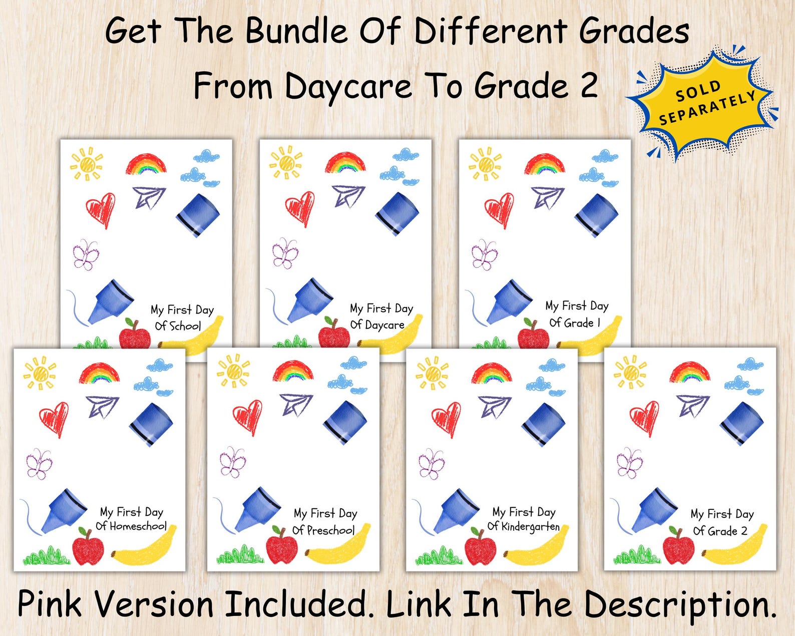 First Day of School Handprint Craft, Back to School Printable Handprint ...