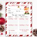 Christmas Wish List Printable, Letter to Santa Printable, Holiday Wish ...