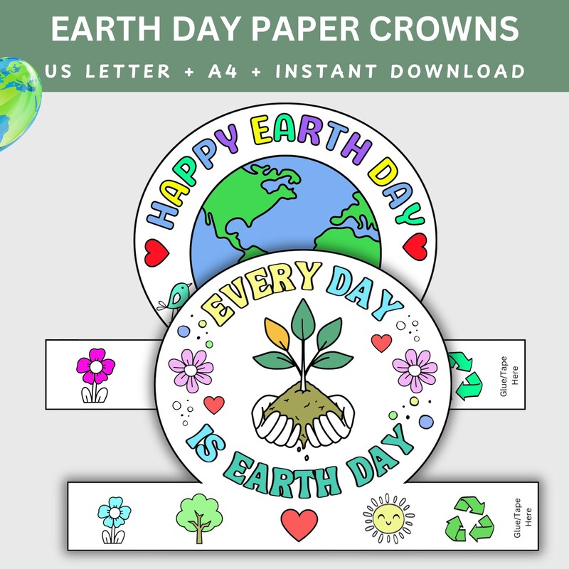 Earth Day Printable - Etsy