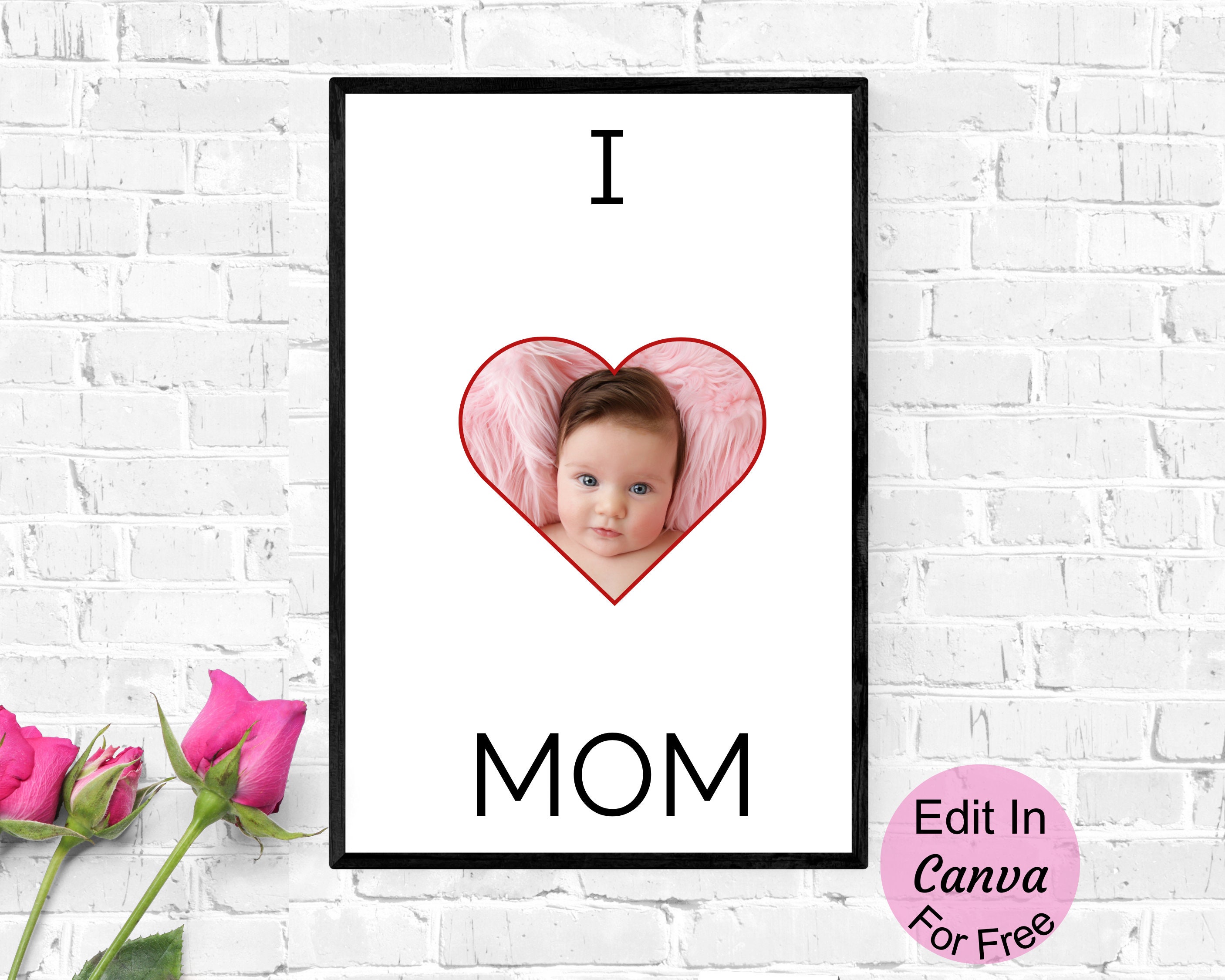 Personalized Mothers Day Photo Gift, Mother's Day Custom Photo, Mom ...