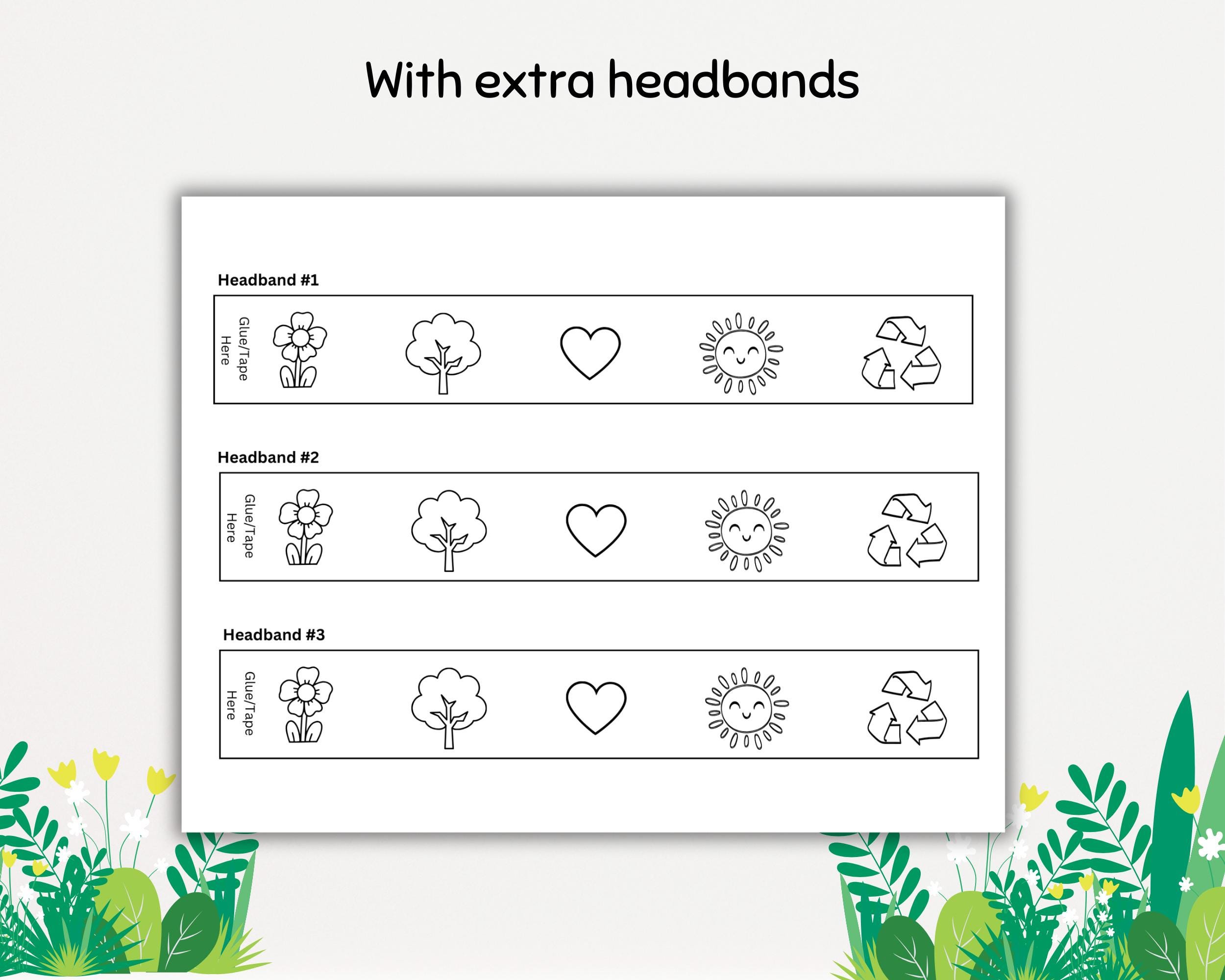 Earth Day Craft, Earth Day Paper Crown Hat, Earth Day Printable ...