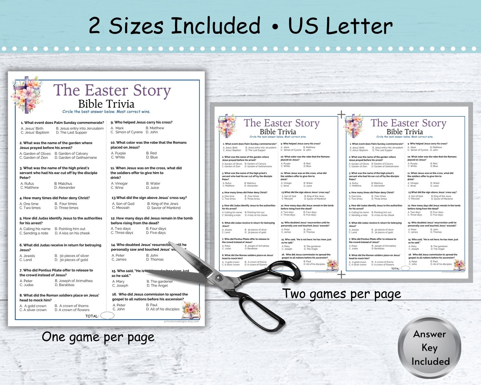 Easter Trivia, Easter Bible Games, the Easter Story Bible Trivia Game ...