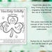 St. Patrick's Day Shamrock Trinity Coloring Page, Christian St Patricks ...