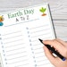 Earth Day Alphabet A to Z Game, Earth Day Printable Games, Activity for ...
