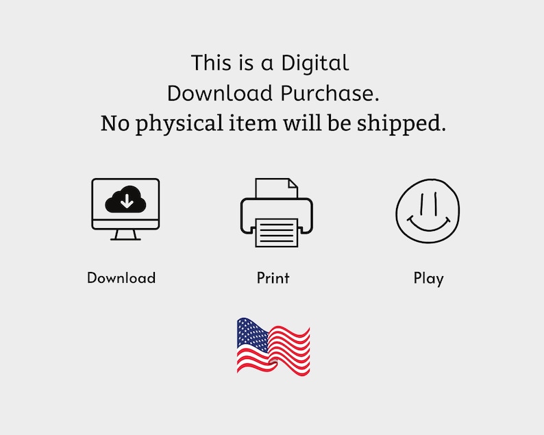 4th of July Game, Pass the Gift Game, Independence Day Printable, Pass ...