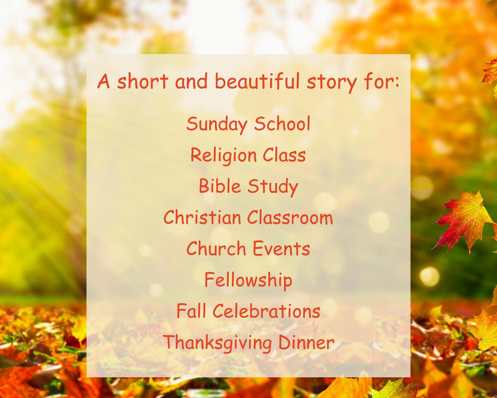 Fall for Jesus Left Right Game, Fall Bible Game, Sunday School Lesson ...