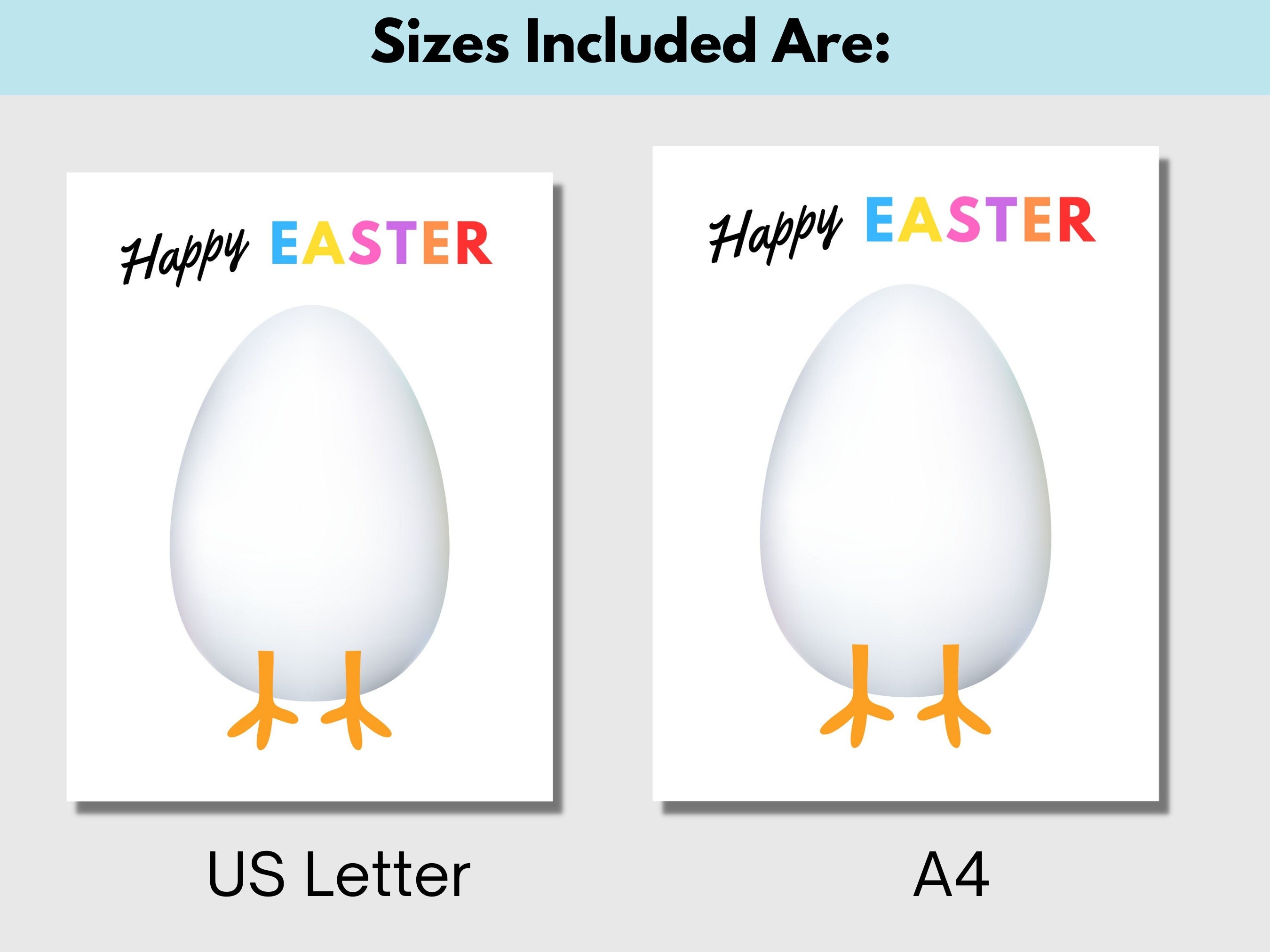 Easter Egg Craft for Kids Printable, Easter Handprint Art, Easter Egg ...