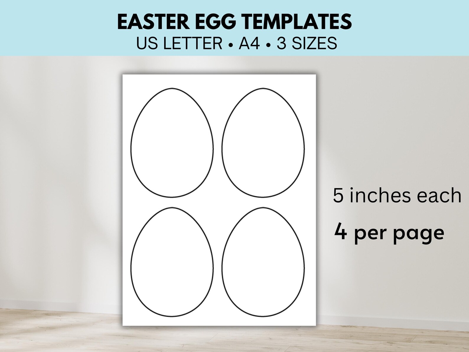 Printable Easter Egg Template, Easter Egg Activity Sheets, Easter Egg ...