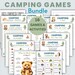 Camping Games, Camping Activity Printable, Camping Theme Party, Pass ...