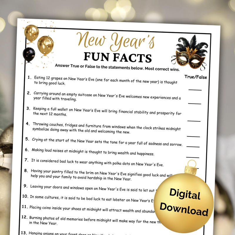 New Year Employee Games - Etsy