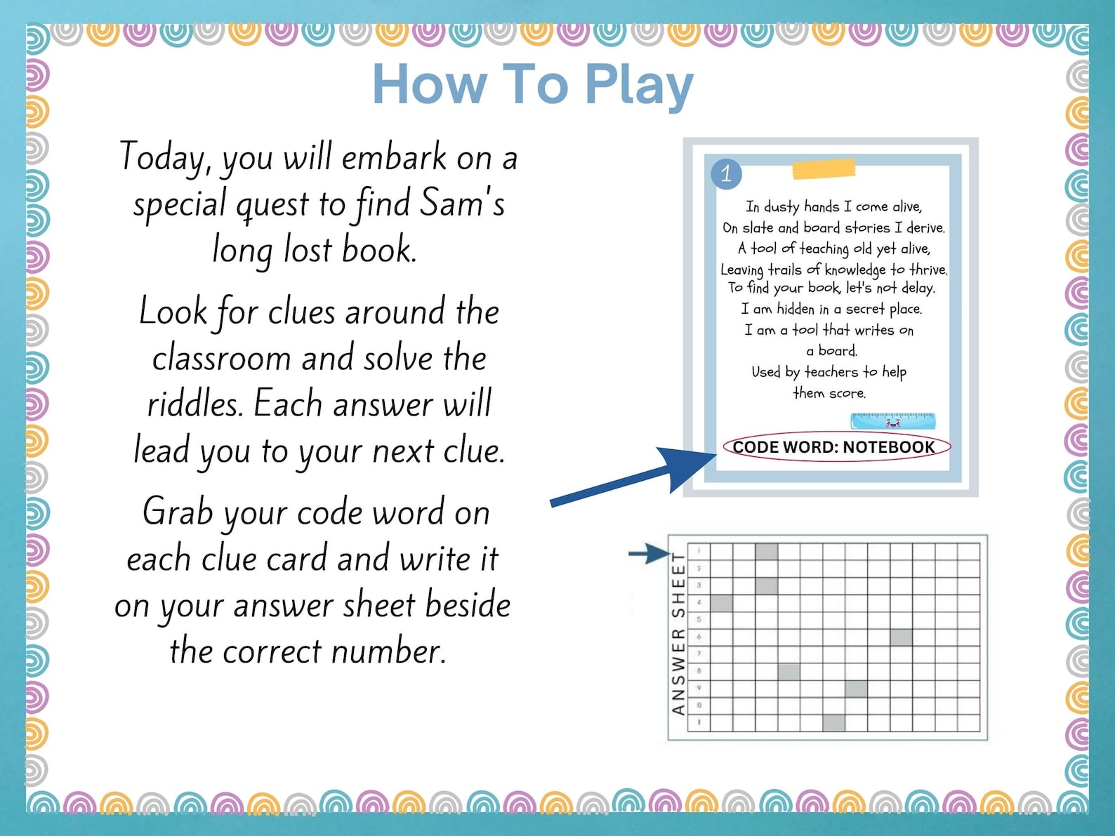 Classroom Scavenger Hunt, Back to School Scavenger Hunt, Classroom ...