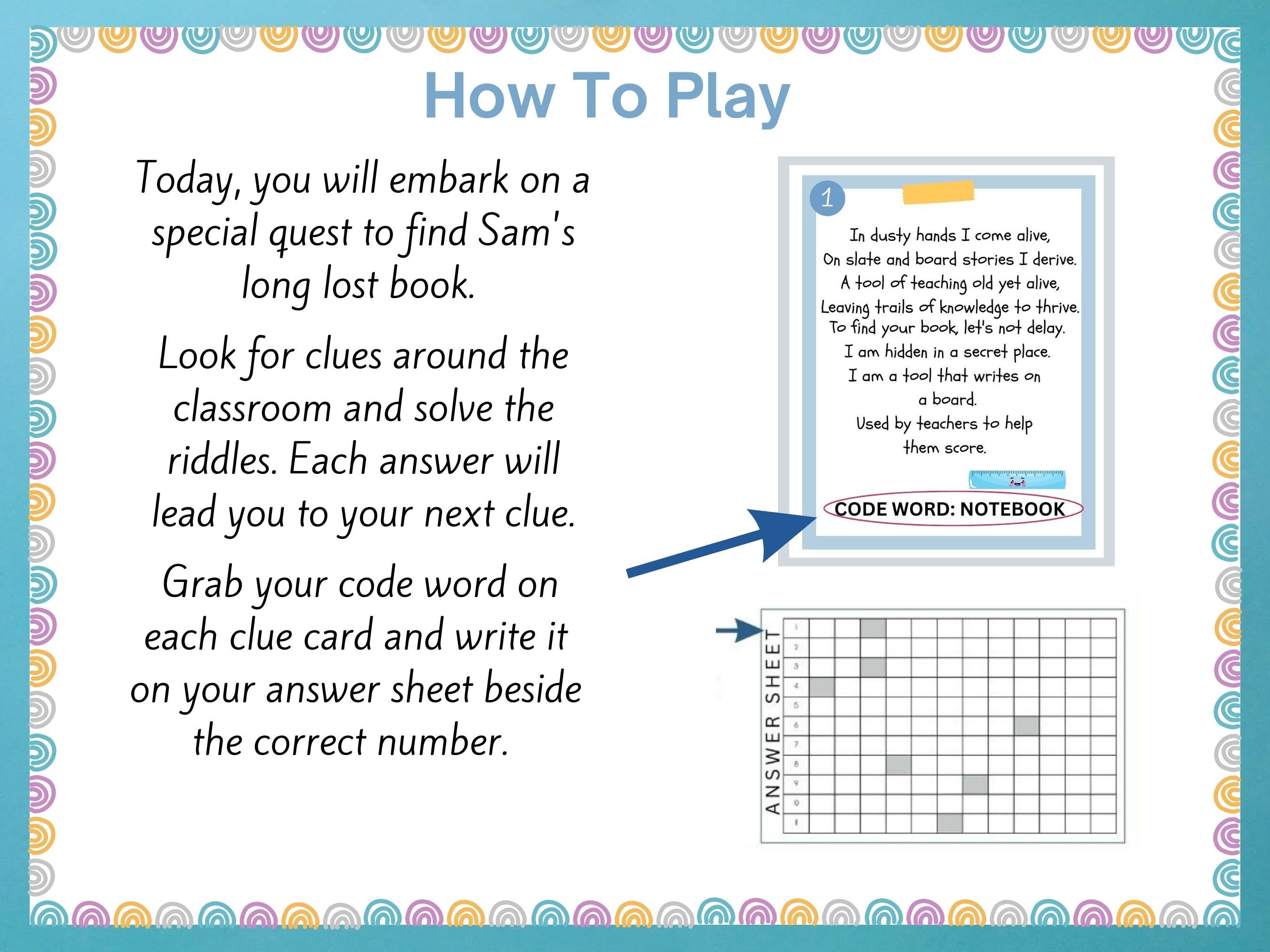 Classroom Scavenger Hunt, Back to School Scavenger Hunt, Classroom ...
