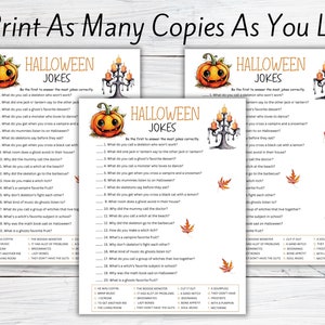 Halloween Jokes, Printable Halloween Games for Kids, Halloween Trivia ...