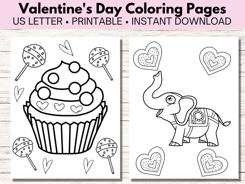 Valentine's Day Coloring Pages for Kids, Valentine Coloring Pages ...