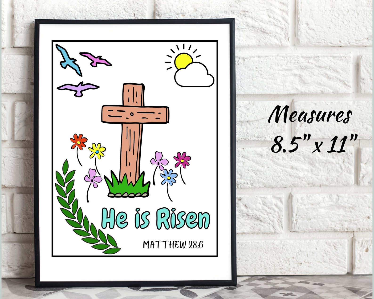 Easter Bible Verse Coloring Pages, Christian Scripture, Resurrection ...