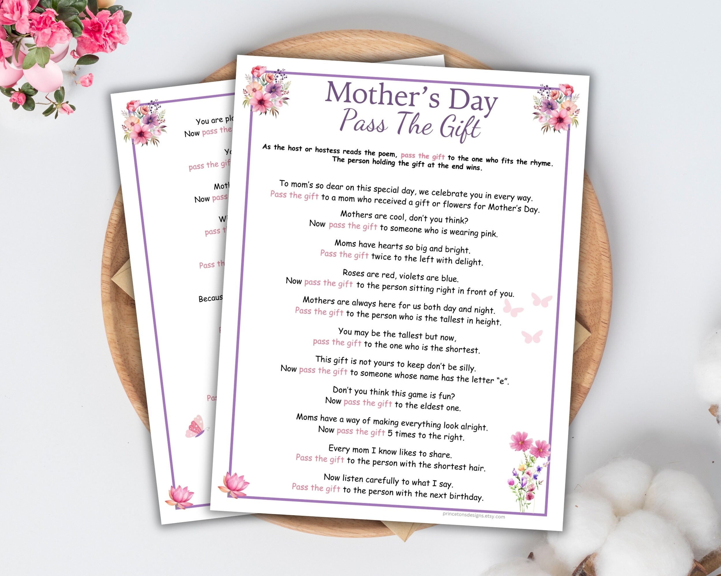 Mothers Day Games, Pass the Gift Game, Mothers Day Brunch Ideas ...