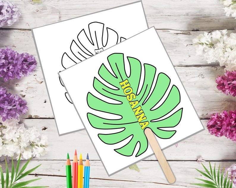 Palm Sunday Craft, Sunday School Craft, Palm Sunday Activity, Palm ...