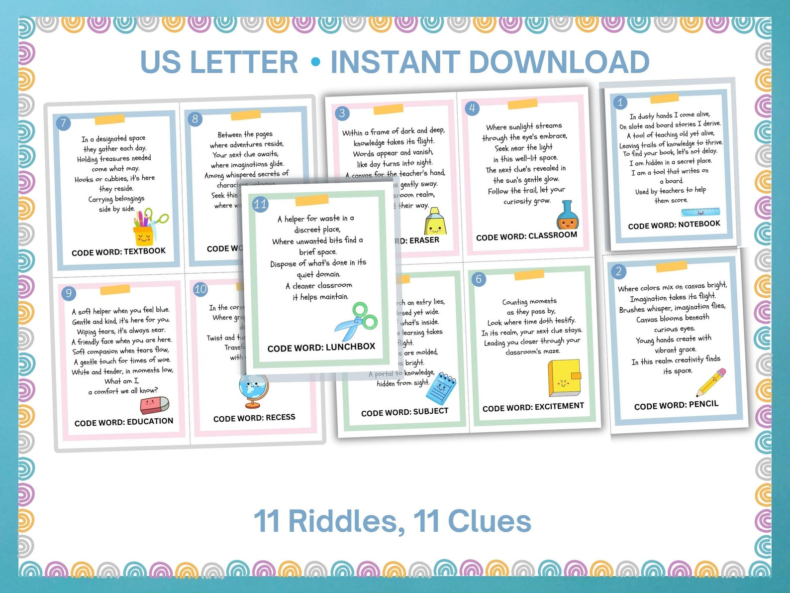 Classroom Scavenger Hunt, Back to School Scavenger Hunt, Classroom ...