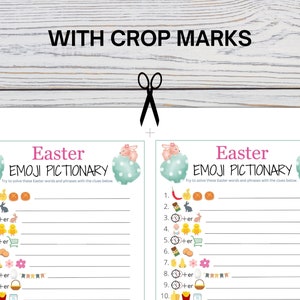 Easter Emoji Pictionary, Printable Easter Games, Easter Party Games ...