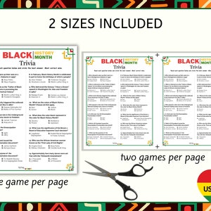Black History Month Trivia, Black History Trivia, African American ...