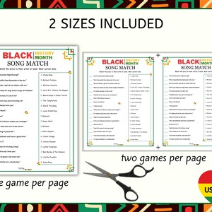 Black History Month Music Trivia Game, Black History Trivia, Black ...