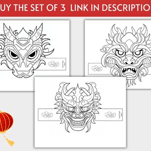 Year of the Dragon Paper Crowns, Year of the Dragon 2024, Lunar New ...