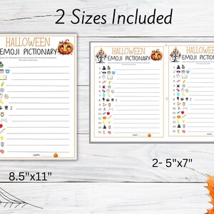 Halloween Emoji Pictionary Game, Halloween Quiz, Fun Halloween Games ...