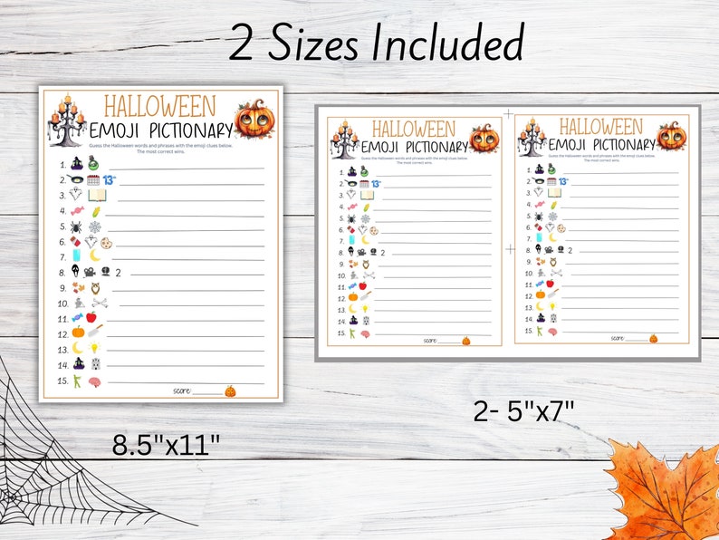 Halloween Emoji Pictionary Game, Halloween Quiz, Fun Halloween Games ...