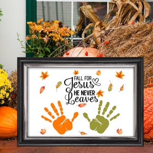 Fall Handprint Craft, Fall for Jesus Craft, Sunday School Activity ...
