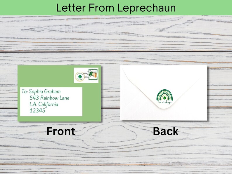 Letter From Leprechaun Trap Letter Editable Leprechaun Letter St ...