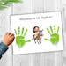 Holy Week Activity, Palm Sunday Handprint Craft, Printable Easter ...