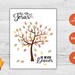 Fall for Jesus Fingerprint Art, Sunday School Printable, Tree Handprint ...