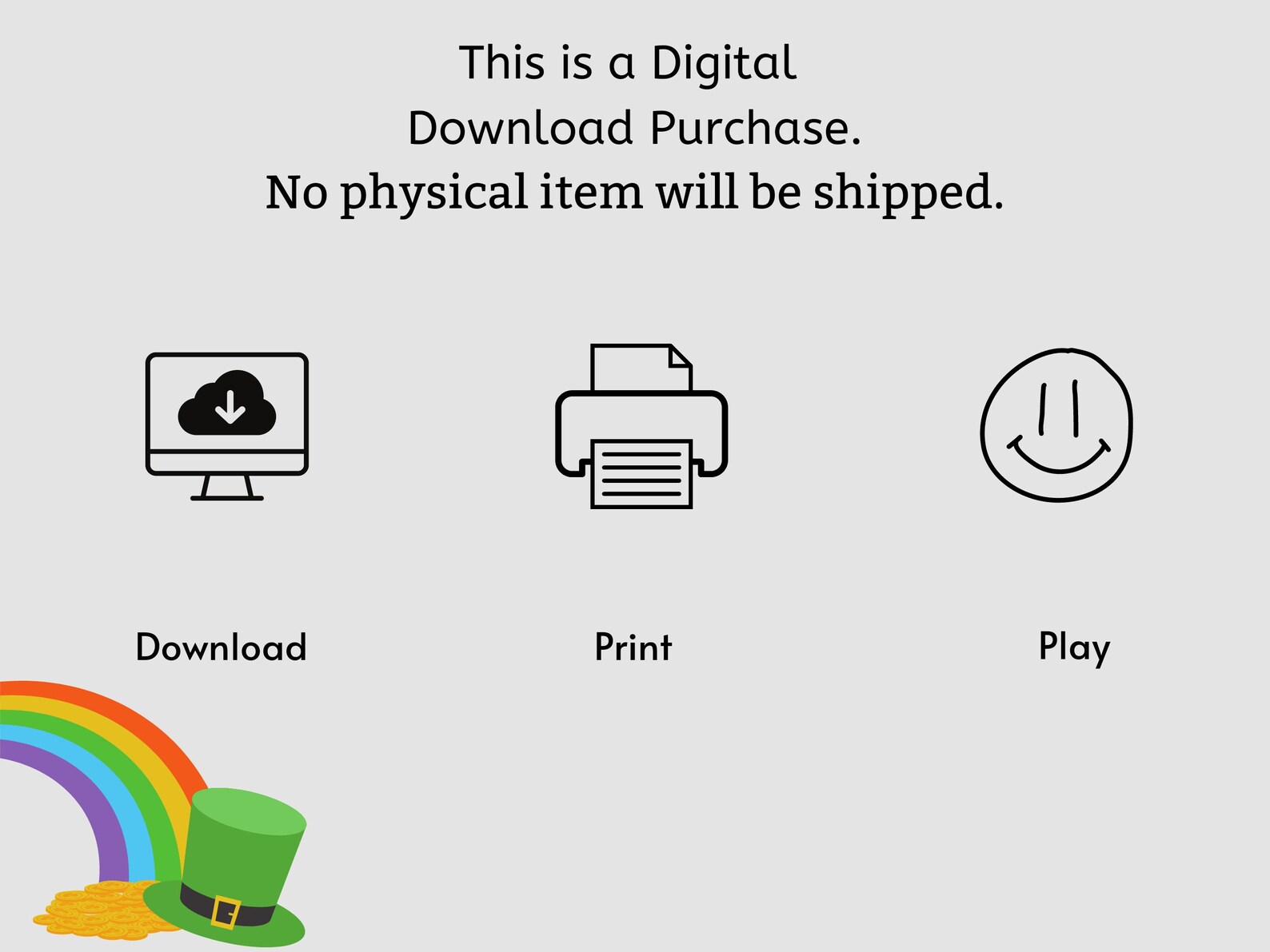 St. Patrick's Day I Spy Printable Game for Kids St. Patrick's Day ...