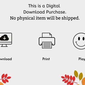 Thanksgiving Pass the Gift Game, Thanksgiving Games Printable, Left ...