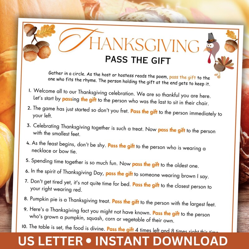 Pass the Gift Game - 60+ Gift Ideas for 2024