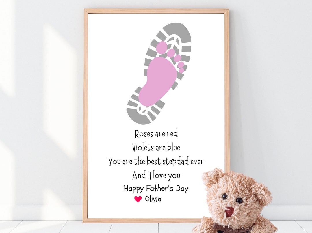 Step Dad Fathers Day Gift From Kids, Stepped up Dad, Bonus Dad Gift ...