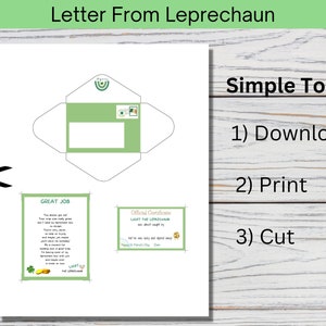 Letter From Leprechaun Trap Letter Editable Leprechaun Letter St ...