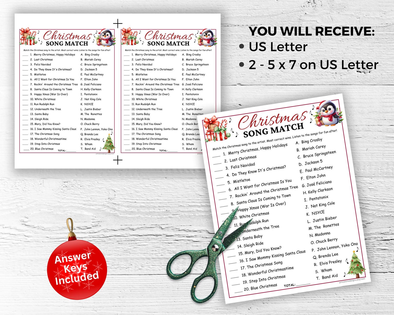 Christmas Game Bundle, Christmas Party Games Printable, Holiday Office ...