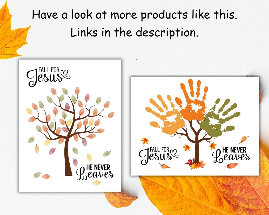 Fall Handprint Craft, Fall for Jesus Craft, Sunday School Activity ...