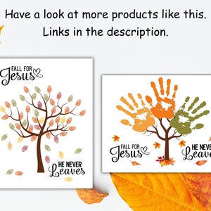 Fall Handprint Craft, Fall for Jesus Craft, Sunday School Activity ...