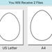 Printable Easter Egg Template, Easter Egg Activity Sheets, Easter Egg ...
