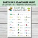 Earth Day Scavenger Hunt, Earth Day Printable Activities, Environmental ...